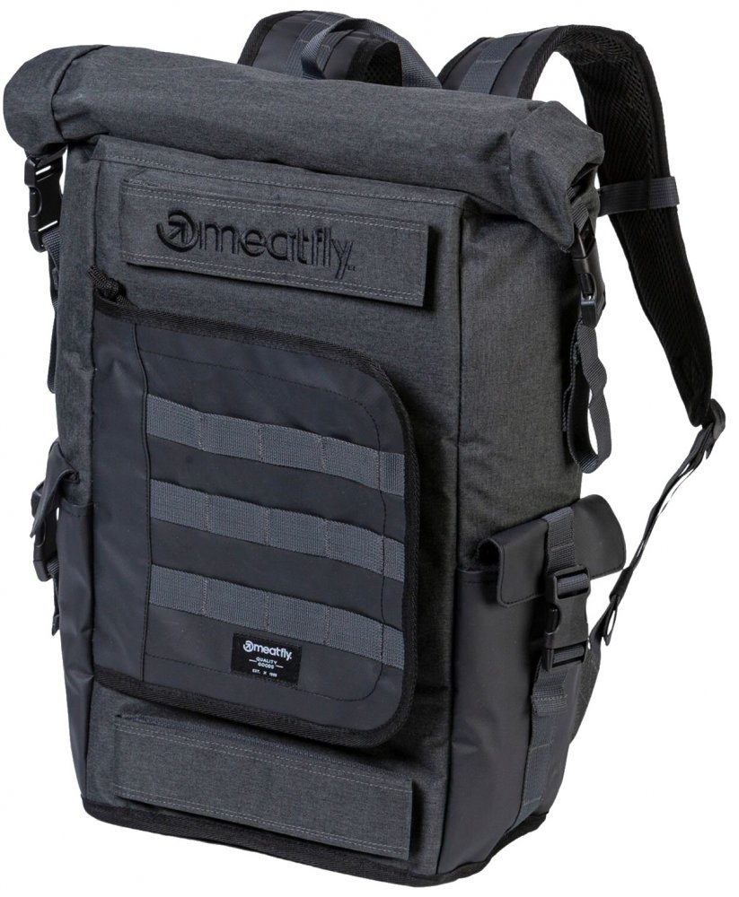 Šedý batoh Meatfly Periscope Backpack 30l - XtremeShop.cz