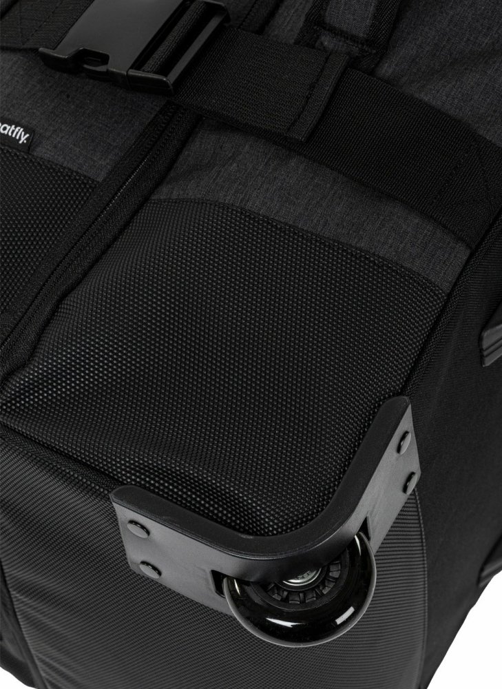 Kufr Meatfly Contin Trolley Bag charcoal heather/black 100l - MegaStreet.cz